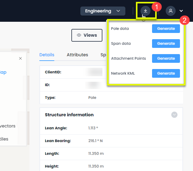 Exporting/Downloading data reports | Pointerra